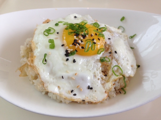 Garlic Fried Rice with Sunny Egg | The Gluten Free