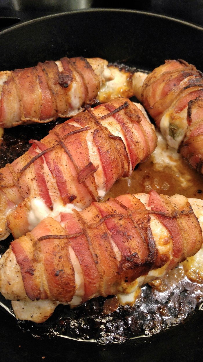 Gluten Free Bacon Wrapped Chicken with Provolone | The Gluten Free