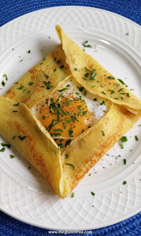 Gluten Free Egg, Ham & Cheese Crepe Squares | The Gluten Free