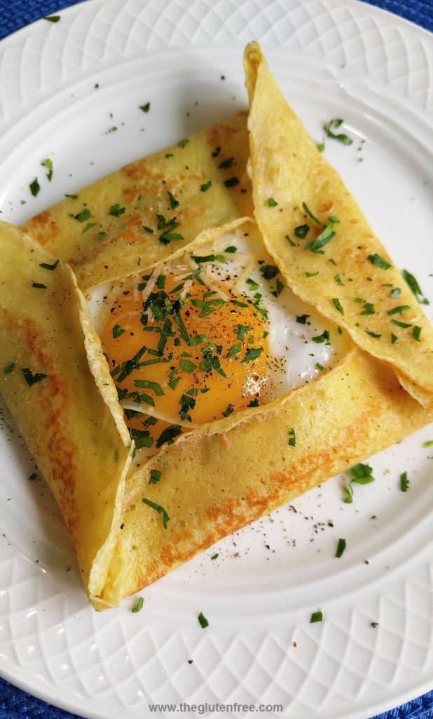 Gluten Free Egg, Ham & Cheese Crepe Squares | The Gluten Free