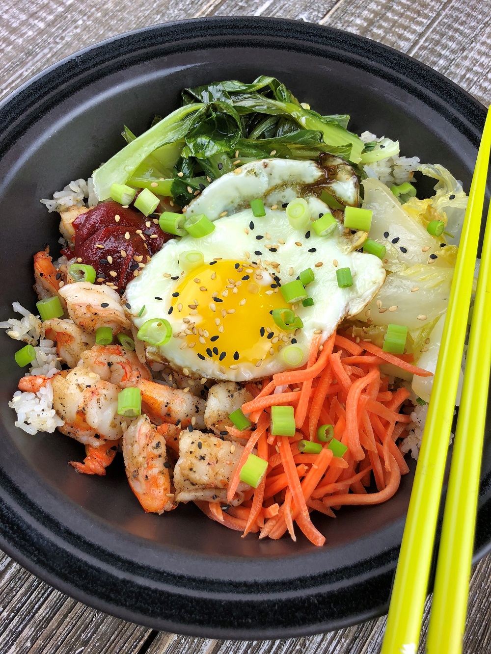 Gluten Free Shrimp Bibimbap | The Gluten Free
