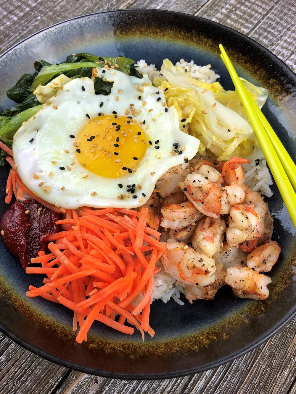 shrimp bibimbap2 | The Gluten Free