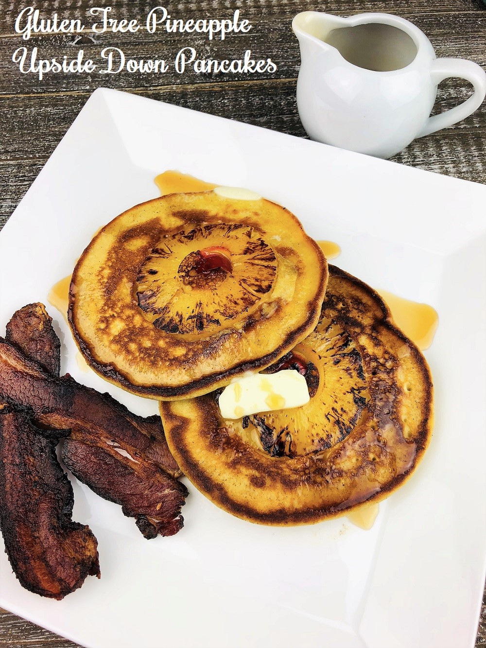 Gluten Free Pineapple Upside Down Pancakes | The Gluten Free
