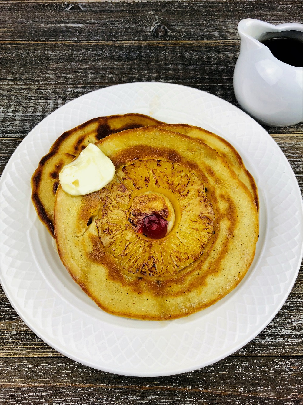 Gluten Free Pineapple Upside Down Pancakes | The Gluten Free