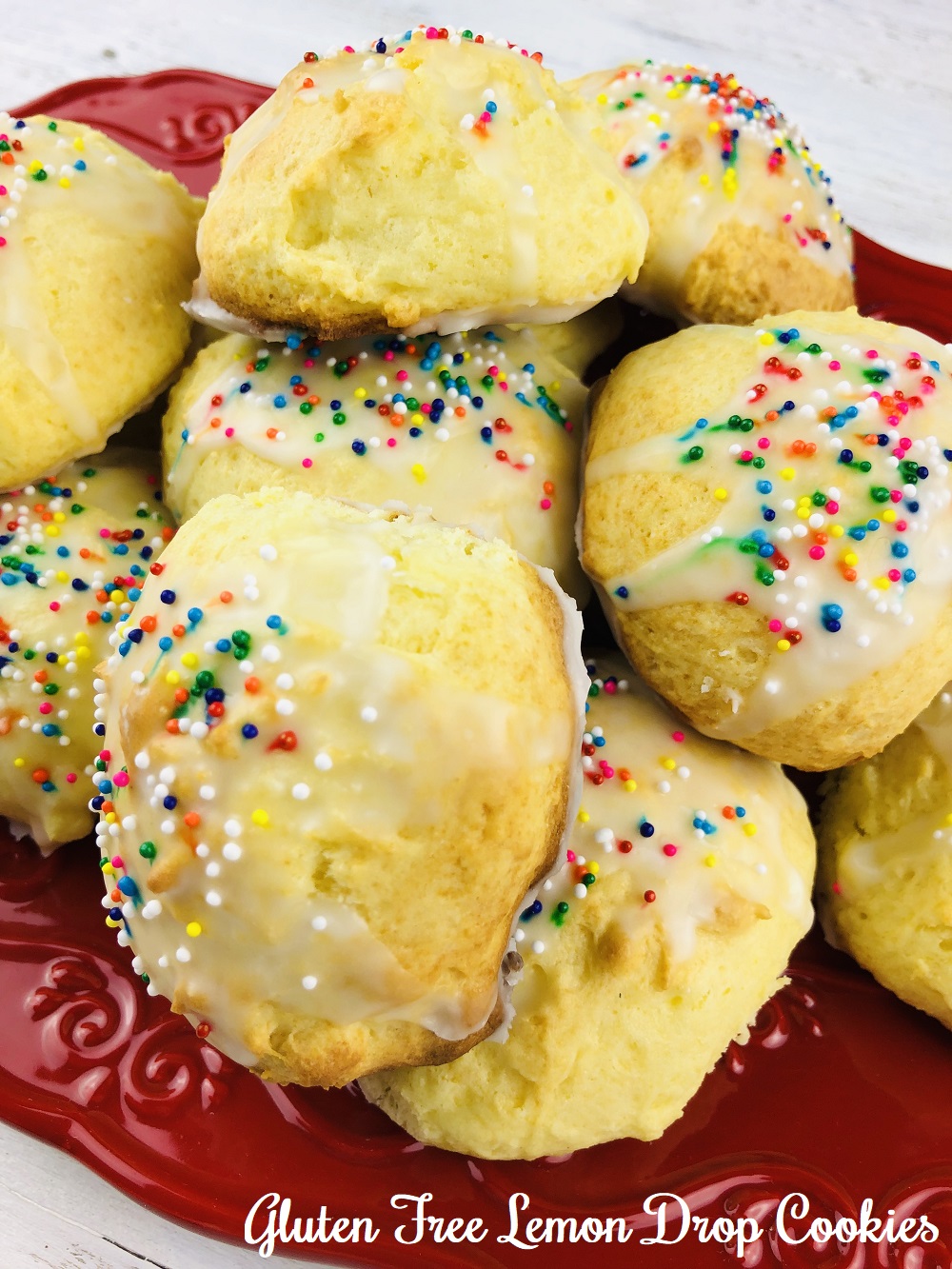 Gluten Free Lemon Drop Cookies | The Gluten Free