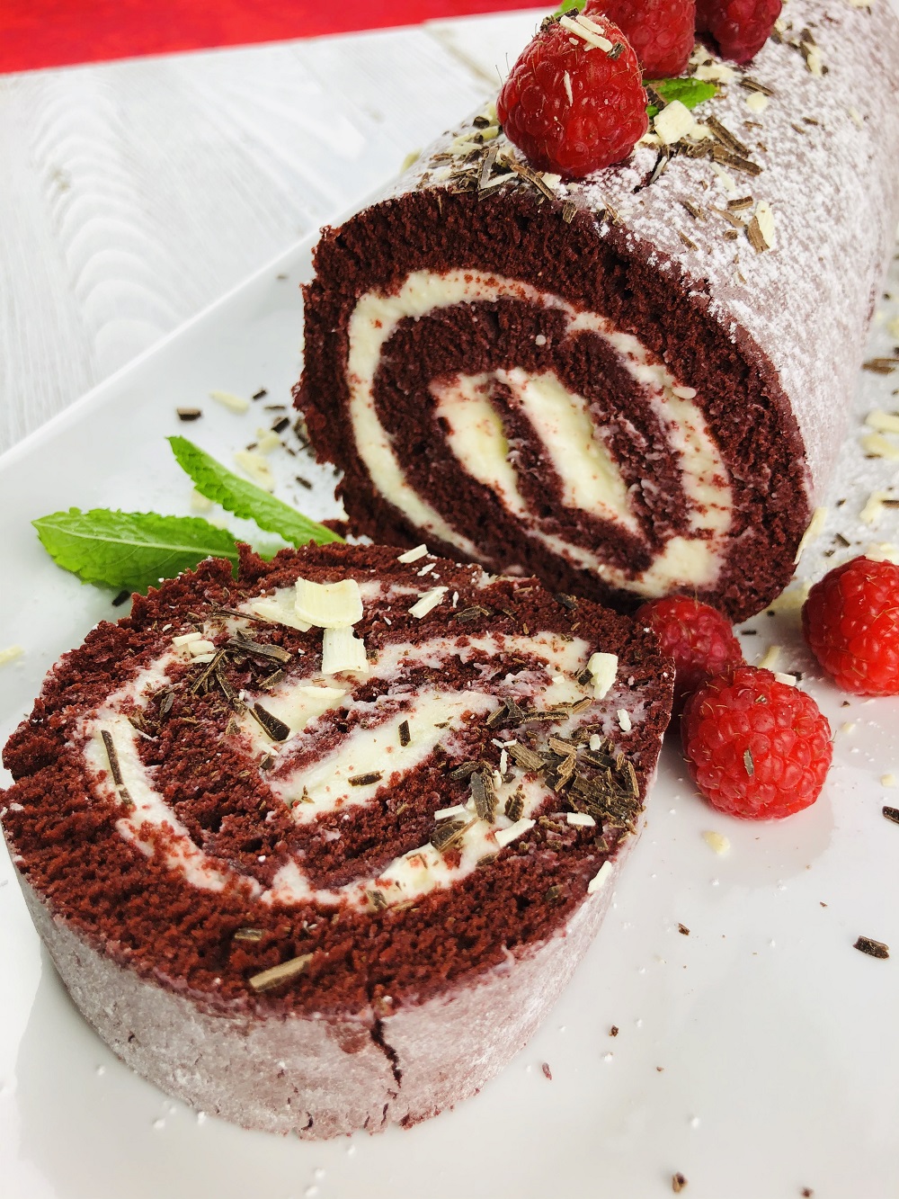 Gluten Free Red Velvet Cake Roll | The Gluten Free