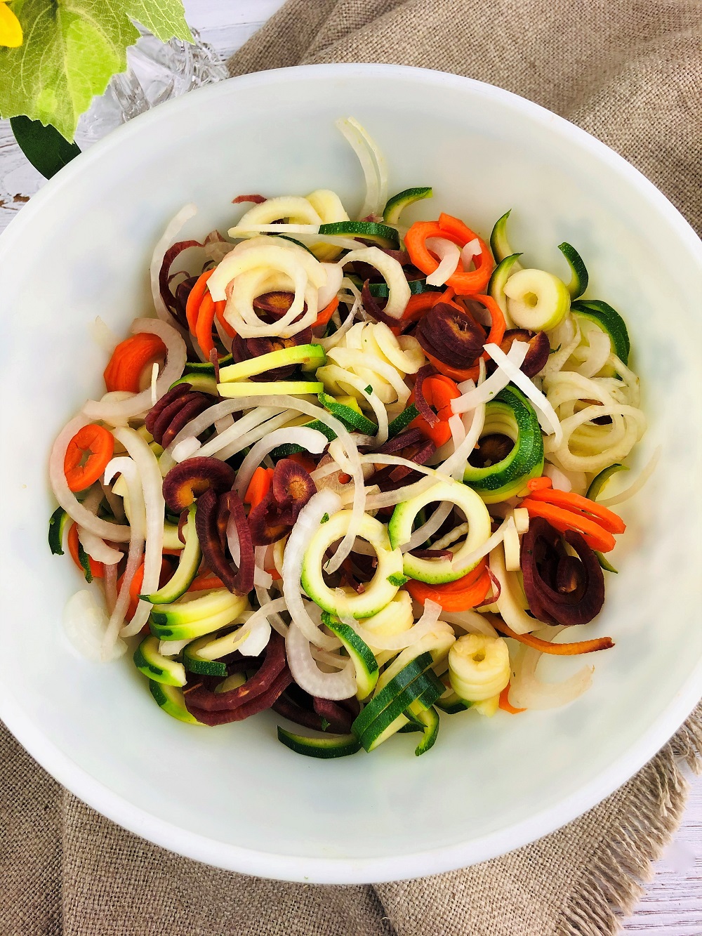 Gluten Free Breakfast Veggie Nest with Poached Egg | The Gluten Free